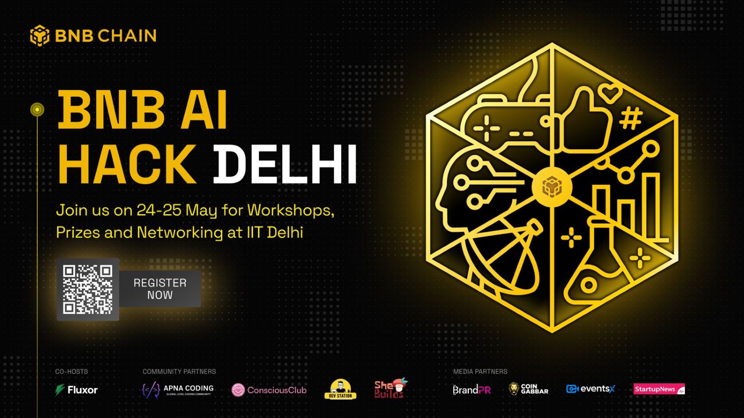 BNB Chain Innovation AI Hack 2025 to Be Held Offline for the First Time at IIT Delhi - InvestoRunner